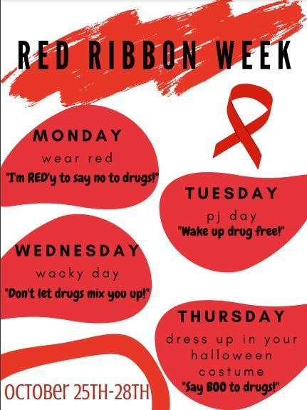 Elementary Red Ribbon Week | Garden Valley School